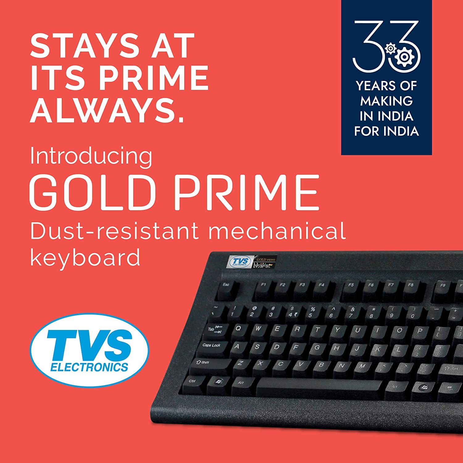TVS Keyboard Prime Gold – Microtouch Infotech Pvt. Ltd.